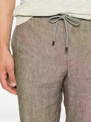 Corneliani Straight-leg Trousers With Drawstring Waist