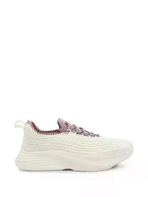 Apl Ribbed-knit Lace-up Sneakers - Neutrals