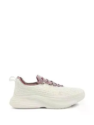 Apl Ribbed-knit Lace-up Sneakers - Neutrals