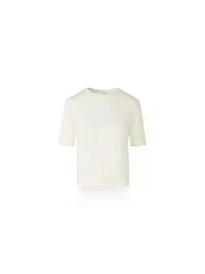 Akris Short-sleeve Sweater - Neutrals
