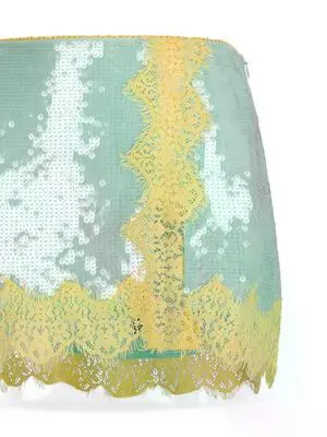 Retrofete Morgen Lace-trim Skirt
