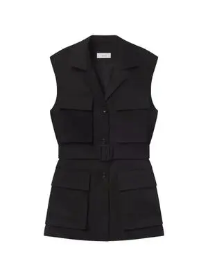 A.L.C. Cameron Belted Vest - Black