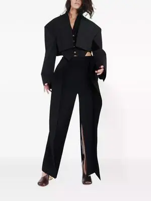 A.W.A.K.E. Mode Panelled Maxi Skirt With Slit Detail