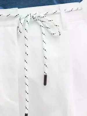 BENETTON Cropped Trousers With Rope Belt