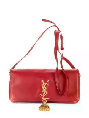 Saint Laurent Kate Tassel Shoulder Bag - Red