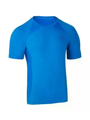 I-EXE Panelled Design Raglan Sleeve T-shirt - Blue