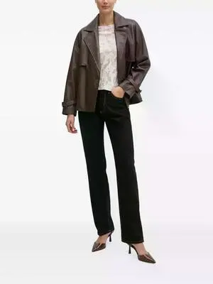 BENETTON Contrast-stitch Straight-leg Jeans
