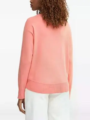 BENETTON Fine Knit Crew Neck Sweater - Pink