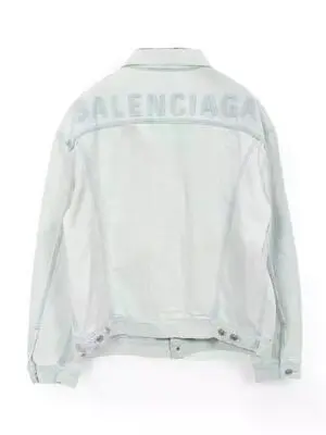 Balenciaga 2010s Logo-detail Denim Jacket