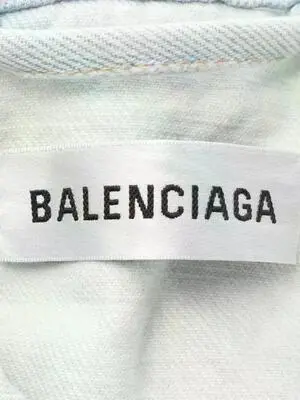 Balenciaga Logo Detail Denim Jacket