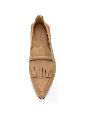 POMME D´OR Fringed Pointed-toe Loafers