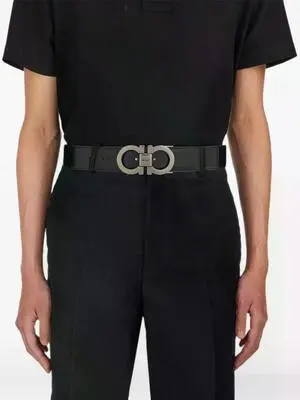 FERRAGAMO Gancini-buckle Reversible Belt