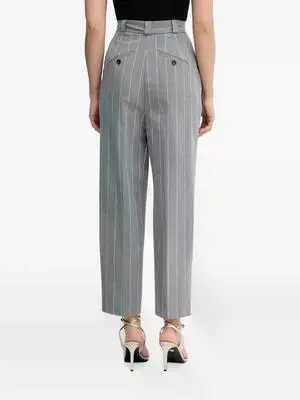 BENETTON Pinstripe-pattern Pleated Trousers