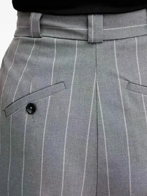 BENETTON Pinstripe-pattern Pleated Trousers