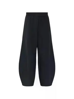 Nike Curved-seam Wide-leg Trousers - Black