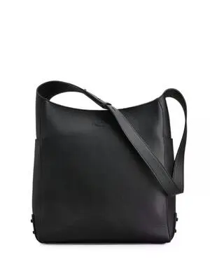 TOD'S Gommino Leather Shoulder Bag - Black