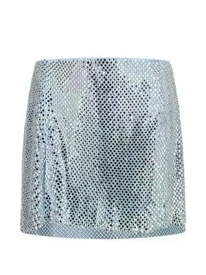 Retrofete Pax Mini Skirt - Silver