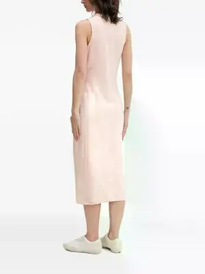 Adidas Ribbed-knit Sleeveless Midi Dress