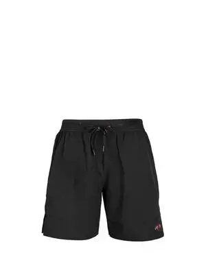 I-EXE Panelled Drawstring Shorts - Black