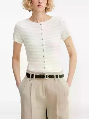 Rag & Bone Striped Button-up Shirt - White