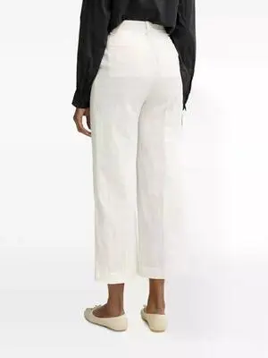 BENETTON Check Pattern Pleated Trousers