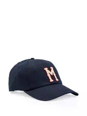 Moncler Baseball Cap With Embroidered Logo - Blue