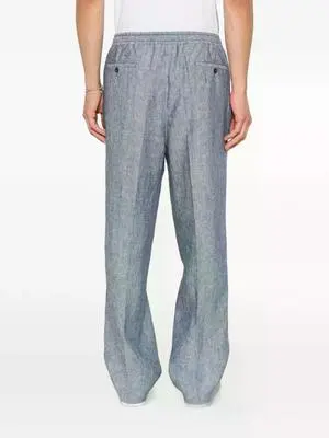Corneliani Drawstring Straight-leg Trousers