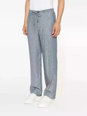 Corneliani Drawstring Straight-leg Trousers