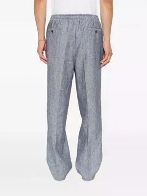 Corneliani Drawstring Straight-leg Trousers