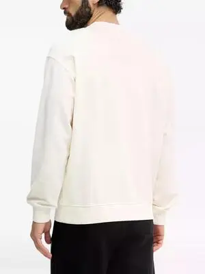 BENETTON Logo Patch Crew Neck Sweater