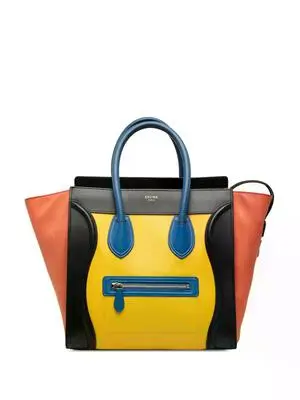 Celine 2013 Mini Multicolor Calfskin Luggage Tote Bag - Multicolour