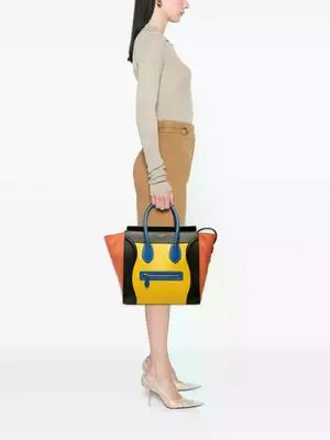 Celine 2013 Mini Multicolor Calfskin Luggage Tote Bag