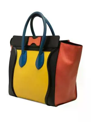 Celine 2013 Mini Multicolor Calfskin Luggage Tote Bag