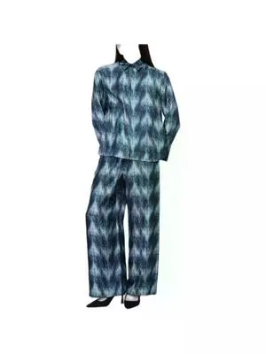 Max Mara Abstract-print Linen Shirt