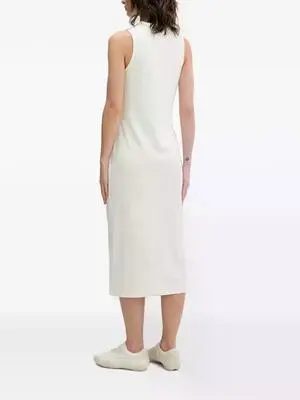 Adidas Ribbed-knit Sleeveless Midi Dress