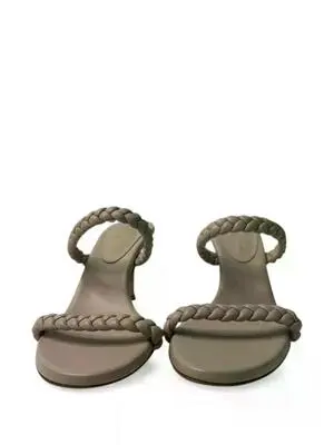 GIANVITO ROSSI Braided Strap Sandals