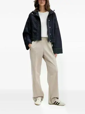 Adidas Side-stripe Track Pants - Neutrals