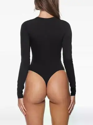 GOD SAVE QUEENS Logo-print Long-sleeve Bodysuit