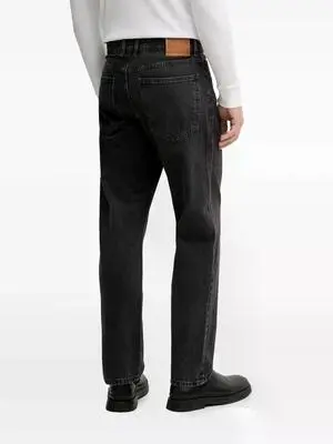 BENETTON Faded-effect Straight-leg Jeans