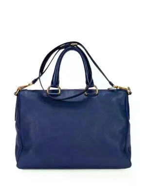 Prada Vitello Daino Bauletto Tote Bag