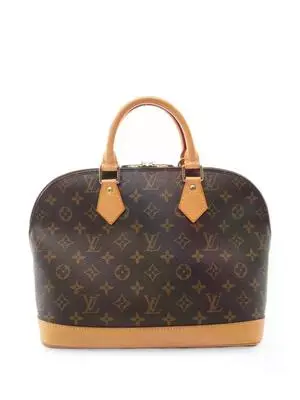 LOUIS VUITTON 2000 Alma Pm Monogram Tote Bag - Brown