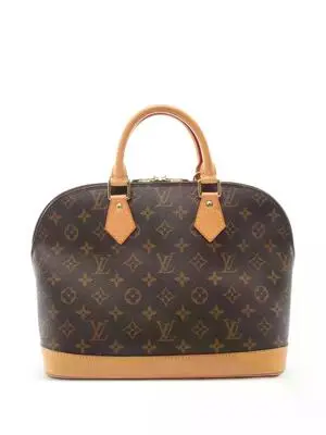 LOUIS VUITTON Alma Pm Monogram Tote Bag - Brown
