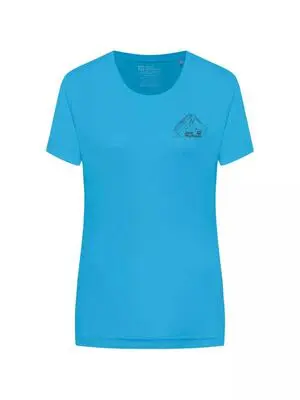 JACK WOLFSKIN Mountain-print T-shirt - Blue