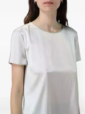 Max Mara Short-sleeve Satin T-shirt
