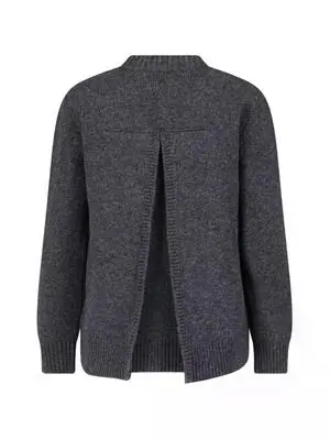 JIL SANDER Open-back Ribbed-trim Sweater