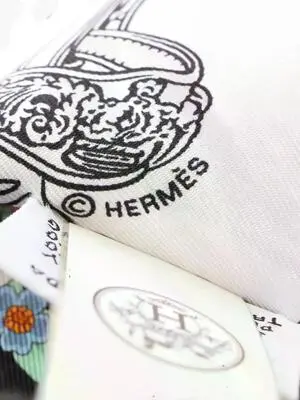 Hermès Brides De Gala En Fleurs Silk Scarf