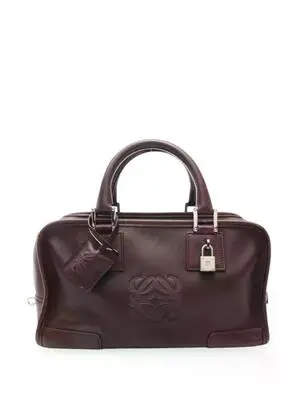 Loewe 28 Amazona Leather Handbag - Brown