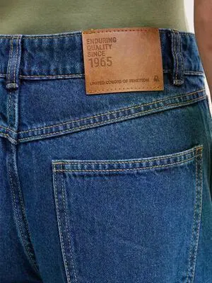 BENETTON Wide-leg Cropped Jeans