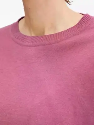 BENETTON Ribbed-trim Three-quarter-sleeve Sweater