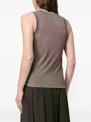 Max Mara Fine-ribbed Cotton Tank Top